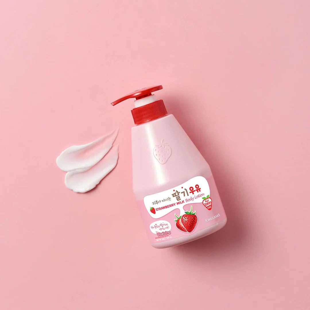 KWAILNARA Milk Body Lotion Strawberry Scent 560g – Bestco Online Store 百市购