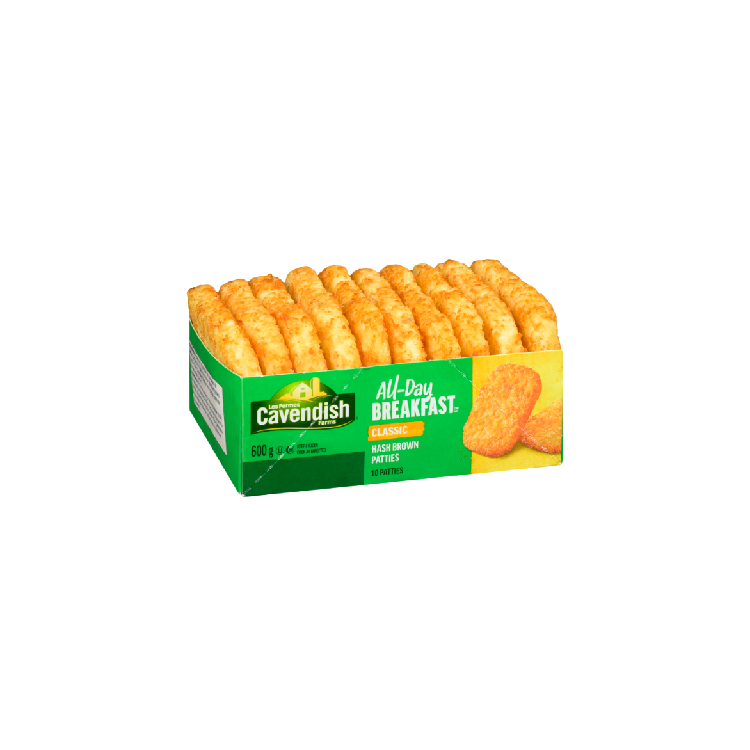 CAVENDISH Potato Patties 600g 10pcs – Bestco Fresh Foods