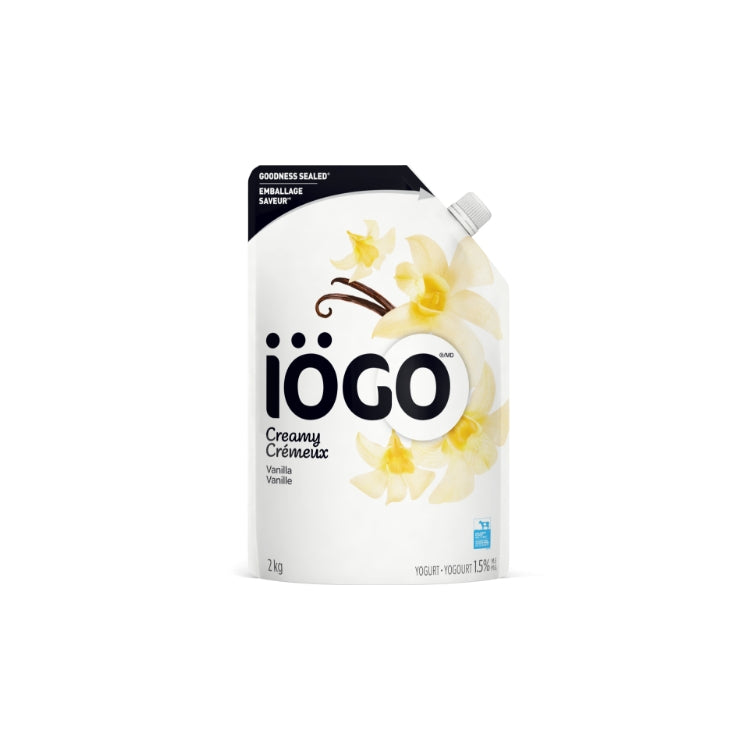 IOGO 1.5% Creamy Yogurt Vanilla Flavor 2kg – Bestco Fresh Foods