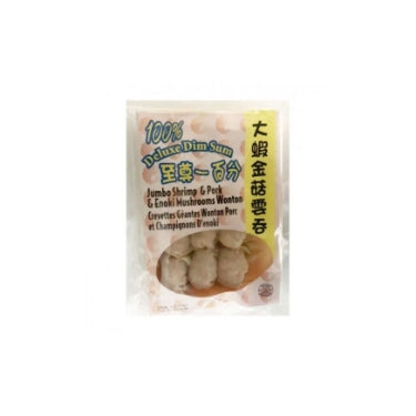 100% DELUXE DIM SUM Sum Jumbo Shrimp&Pork&Enoki Mushroom Wonton 250g ...