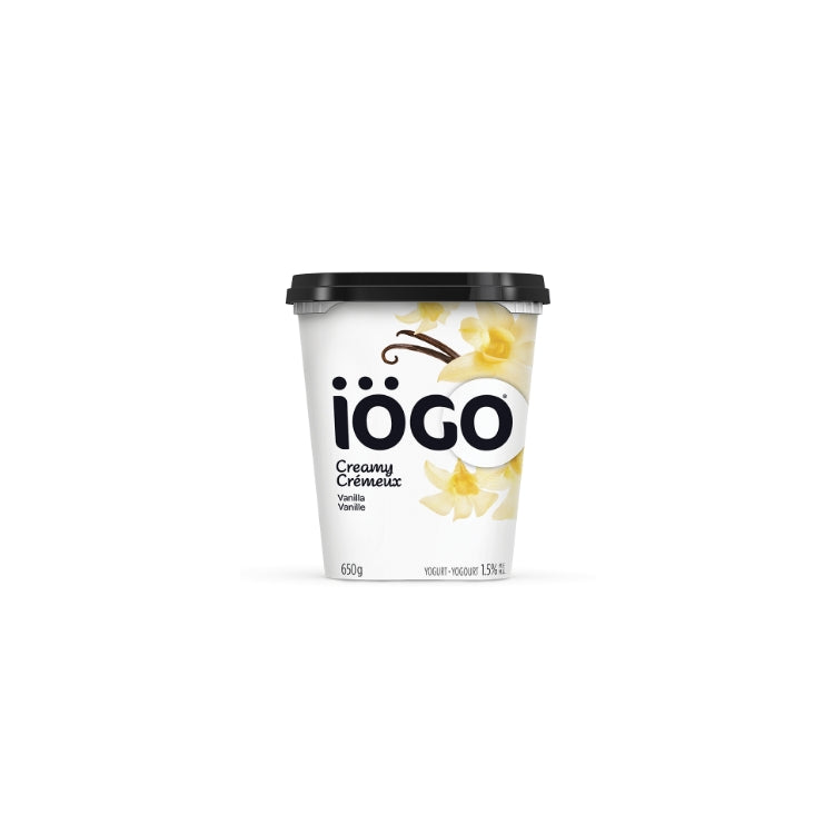 IOGO 1.5% Creamy Yogurt Vanilla Flavor 650g – Bestco Fresh Foods