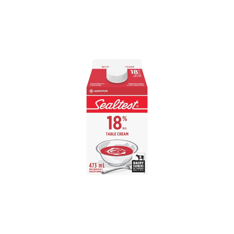SEALTEST 18% Table Cream 473mL – Bestco Fresh Foods
